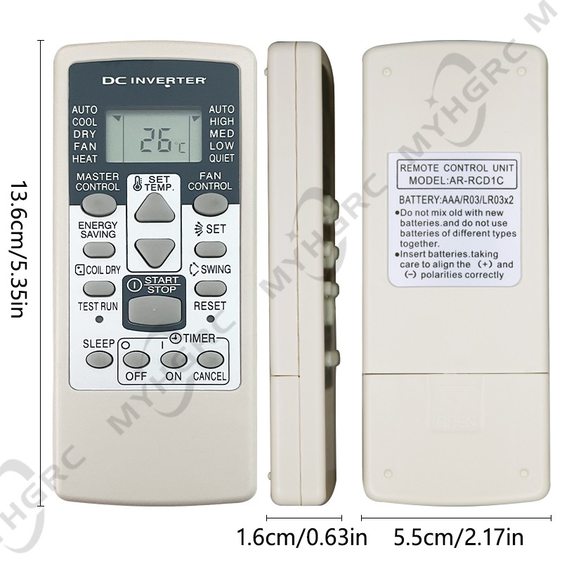 Air Conditioner Remote Control Fujitsu