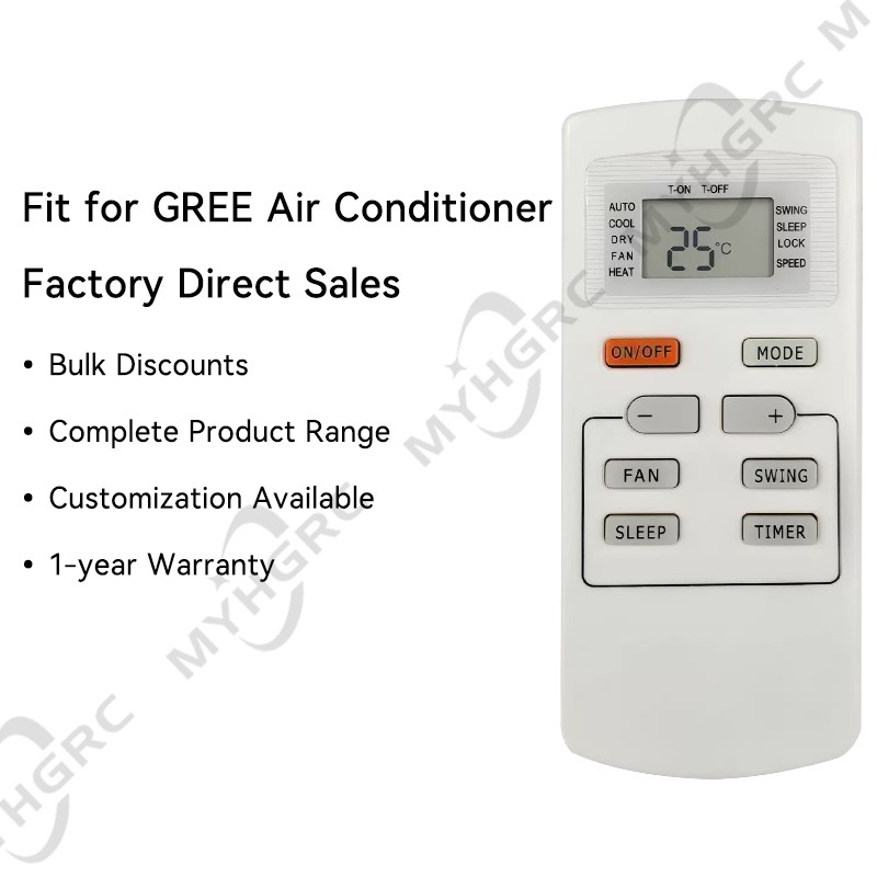 YX1F Replacement AC Remote Control For Gree